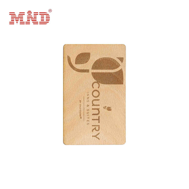 MDC002 Wooden Card RFID Hotel Card Eco-friendly Access Control Card | Wooden Cards | Mind Wristband